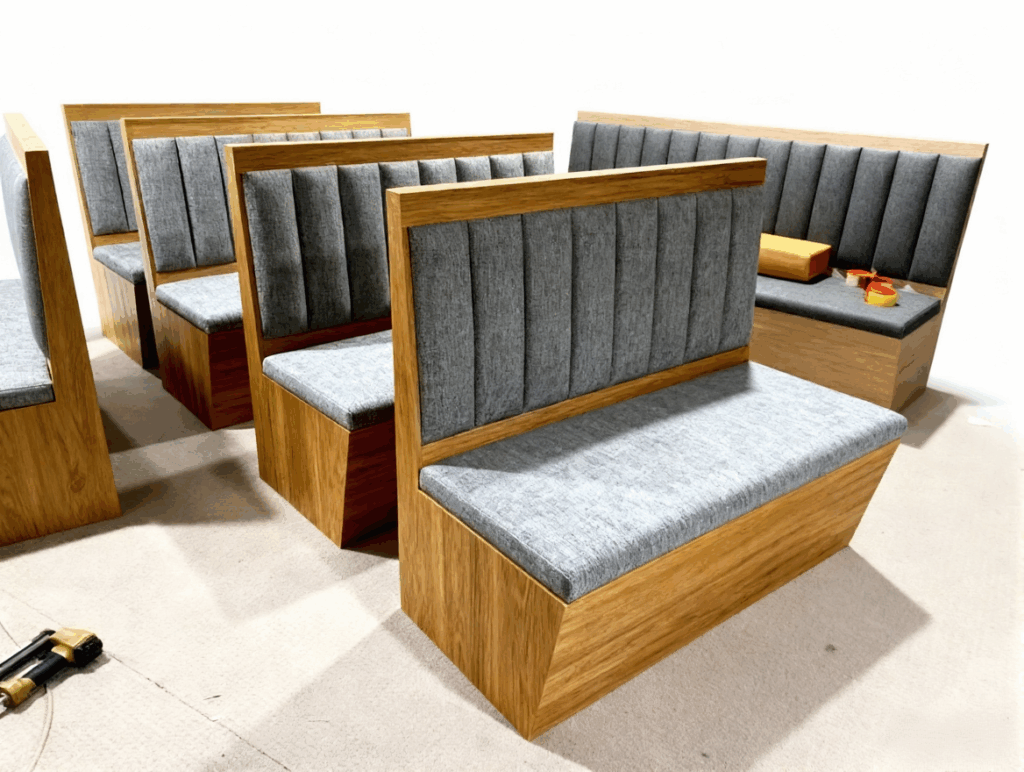 Custom Architectural Divider Booth Banquette O - Pandatec